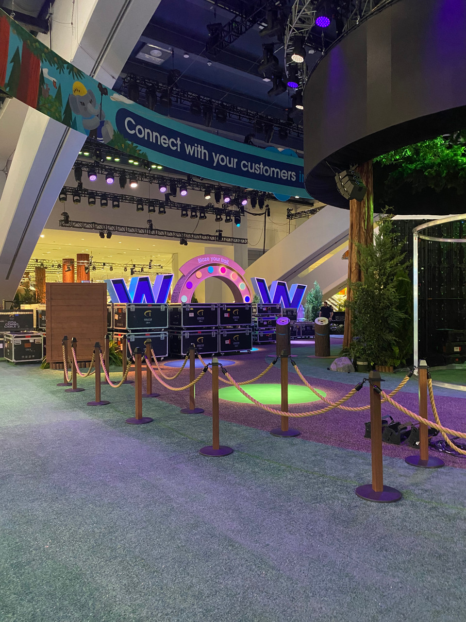 Outdoor Stanchions with Ropes - Heavy Duty Crowd Control