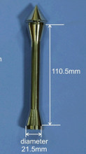 Powder Thief Sampling Tip 316 STAINLESS STEEL 25 ml / DIAMETER 25 mm