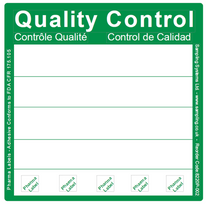Quality Control Label