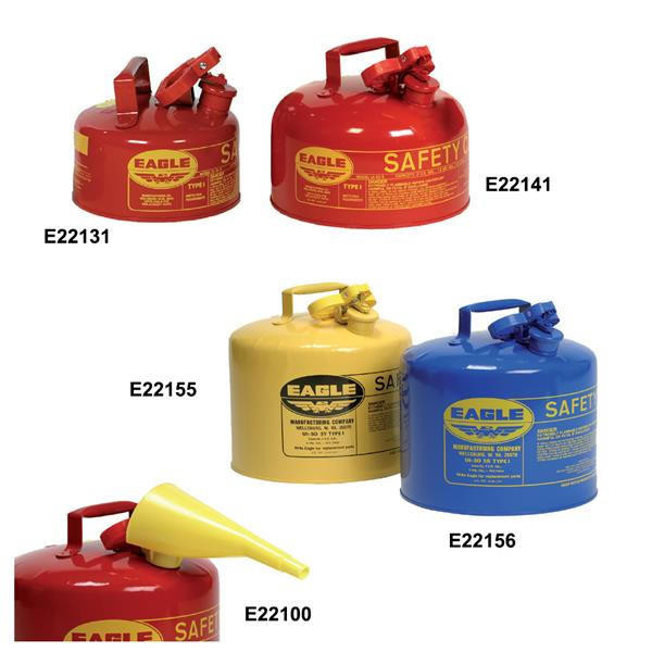Eagle Galvanized Steel Type I Safety Cans - Total Source