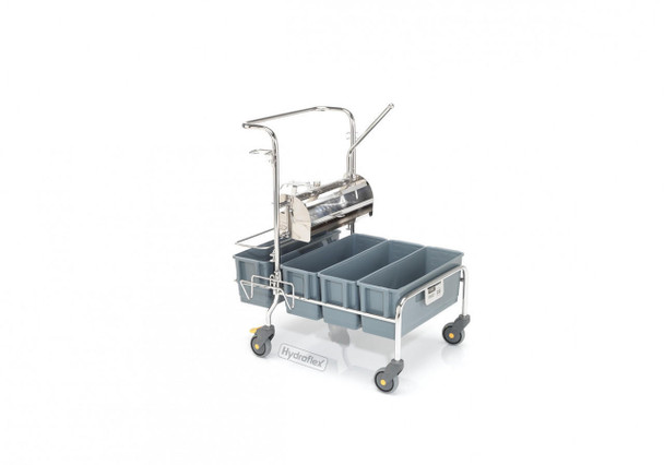 Hydroflex PurMop 2.0 ERGO-S 230 Cleanroom Trolley with Mop Wetting System 2 buckets