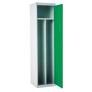 Dual Garment Locker with Green Doors - Tekni Industrial