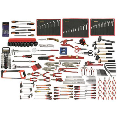 Ega Master Mechanics Tool Set 215 Piece - Tekni Industrial USA