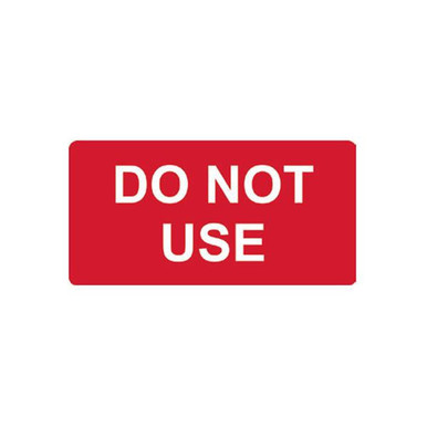 Quality Control Labels Do Not Use - Total Source