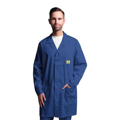 ESD Standard Coat Navy - Total Source