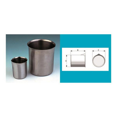 Metalware Range Stainless Steel Beaker - Tekni Industrial