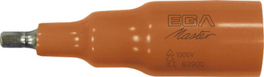 EGA Master 1000 V Insulated Hexagonal Socket Bit 1/2" Drive - Total Source