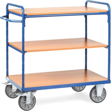 FetraShelved trolley in anthracite grey Platform