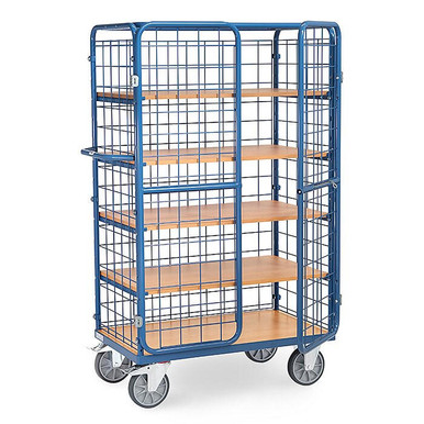 FetraShelved trolley in anthracite grey Platform