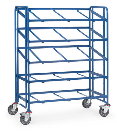 FetraShelved trolley in anthracite grey Platform