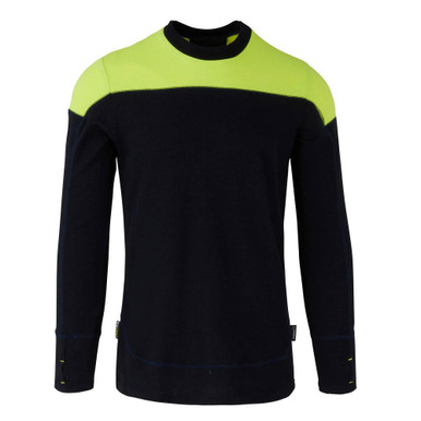 ProGARM 5480 T-Shirt, Navy/Yellow - Total Source