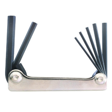 Bondhus Set 7 Hex Metal Handle Fold-up Tools 1.5-6mm - Total Source