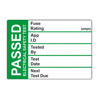 PAT Test Label - 50 Roll SAV (50 x 35mm)