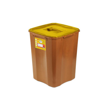 Beeswift Woodsafe Sharps Bin Full Lid 50 LTR