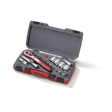 Teng Tools MECCA PRO 1/2" Socket Set 12 pt 21 Pieces