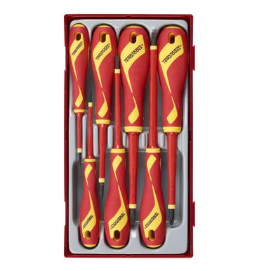 Teng Tools Insulated Screwdriver Set Mixed TT1 7 Pieces