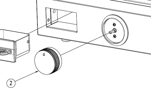 Suburban Griddle Control Knob (212219) - Suburban RV Parts