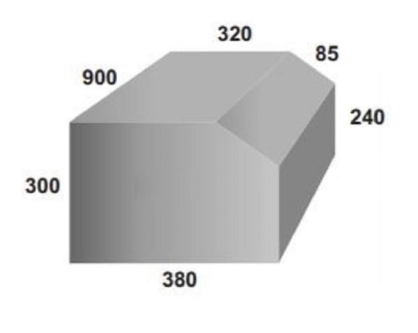 Water Tank - 90 Litre - 900 x 380 x 300 (Refer Diagram)