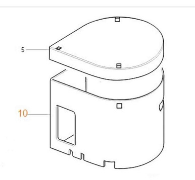 Truma UltraStore HWS 14L Casing