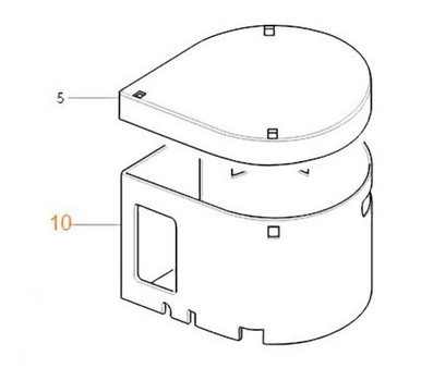 Truma UltraStore HWS 10L Casing