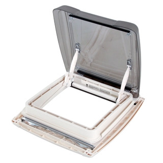 MPK 400 x 400mm Vision Star Roof Vent - Tinted - Cream - RV Supplies