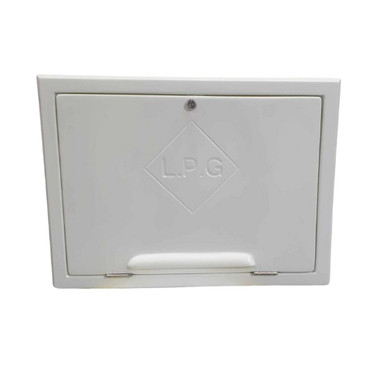 Gas Bottle Locker (Fibreglass) 4kg Double