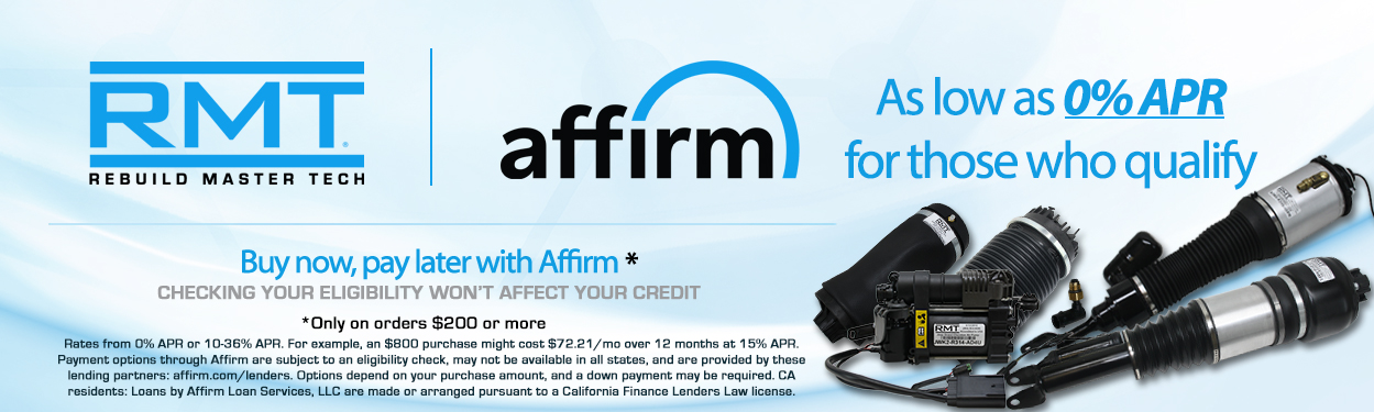 Rebuild Master Tech Air Suspension, Engine Parts & More...