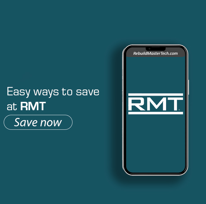 Easy ways to save at RMT - Rebuild Master Tech