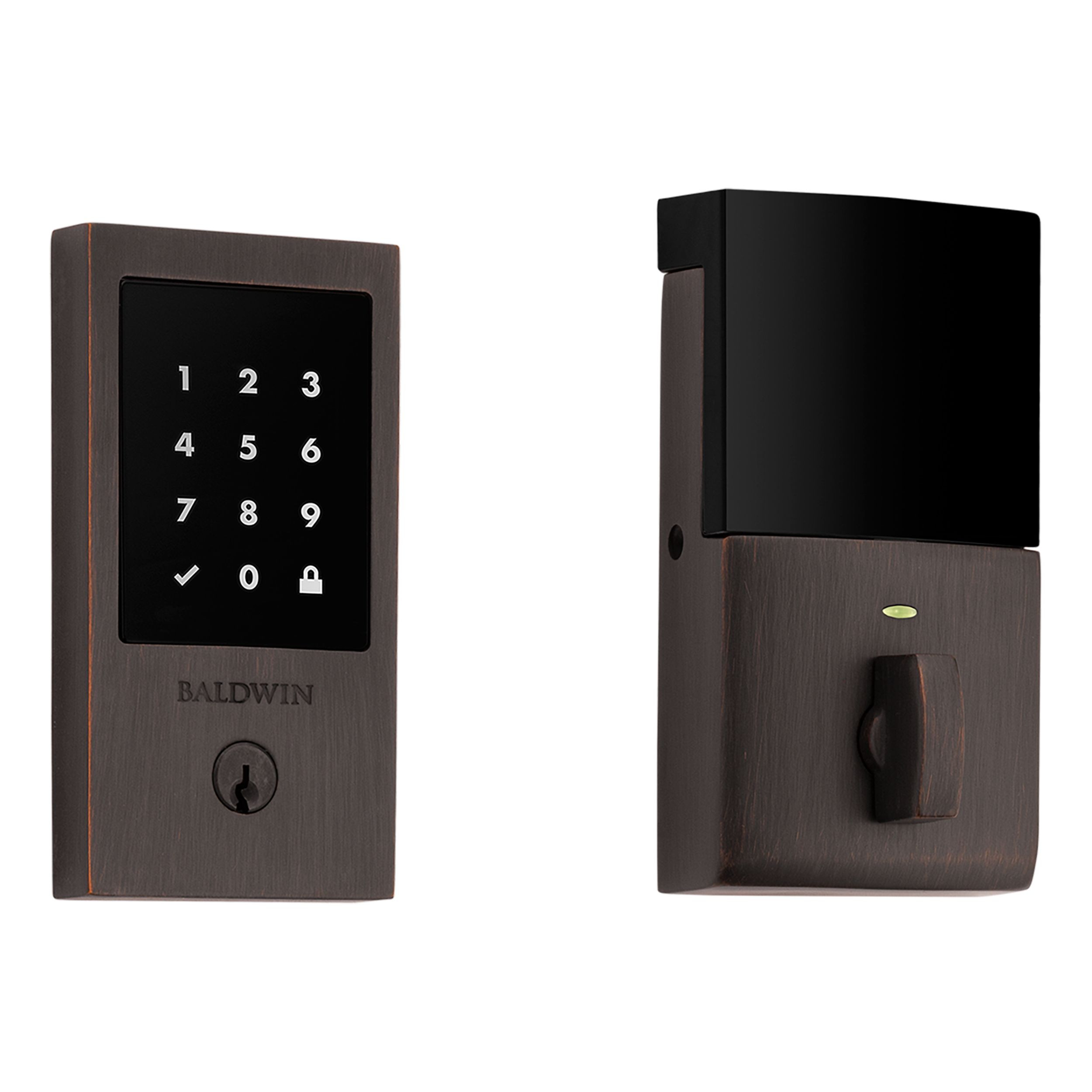 Baldwin 8225.112 MINNEAPOLIS TOUCHSCREEN ELECTRONIC DEADBOLT IN ...