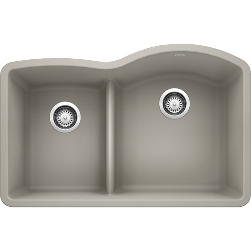 Blanco 442743 Diamond 1-3/4 Low Divide Reverse - Concrete Gray