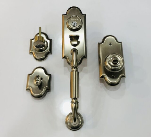 Baldwin 85365.056.2ENT ASHTON TWO-POINT LOCK HANDLESET SINGLE CYLINDER ...