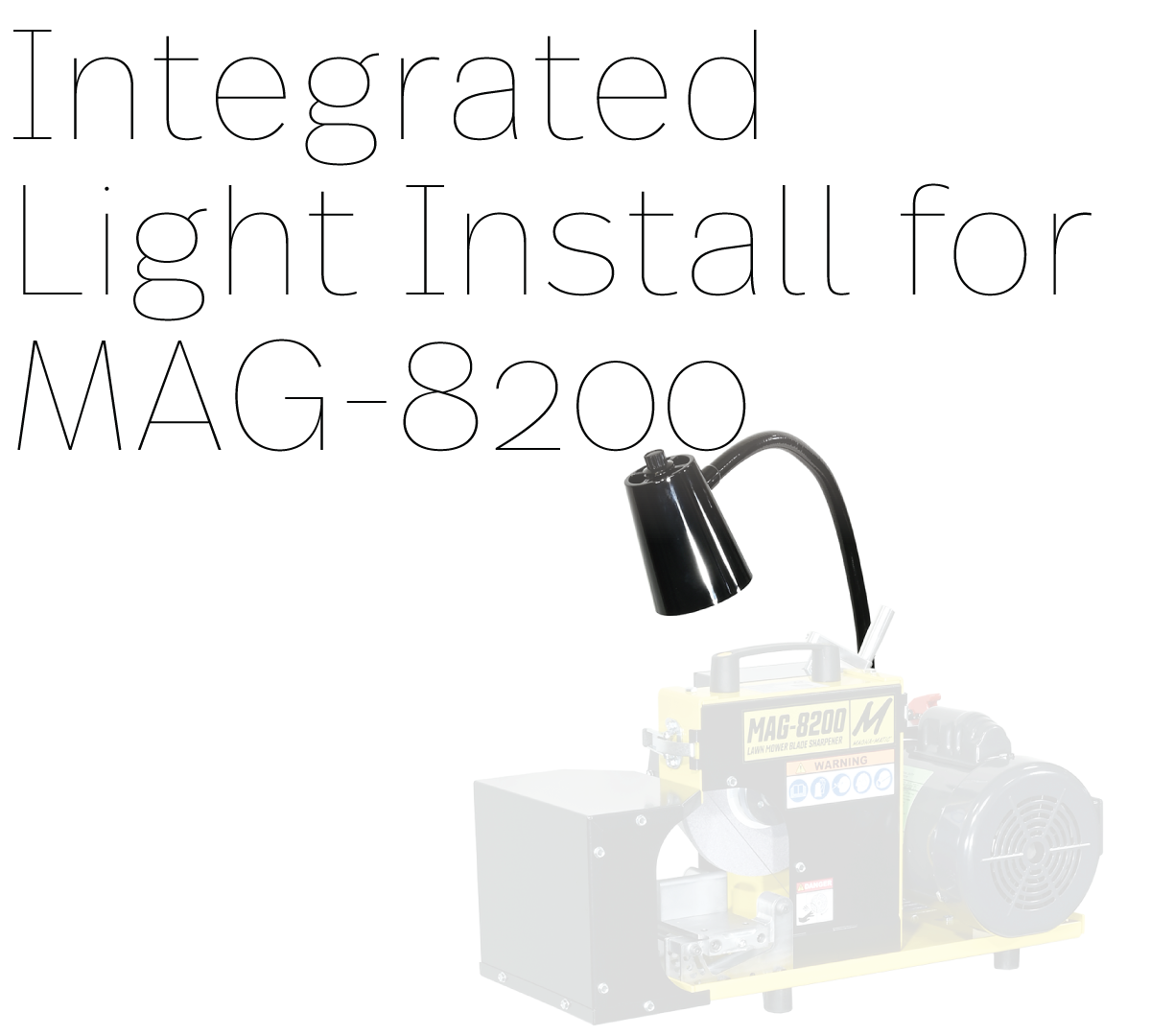 How to Install the Integrated LED Task Light in a MAG-8200 Lawn Mower ...