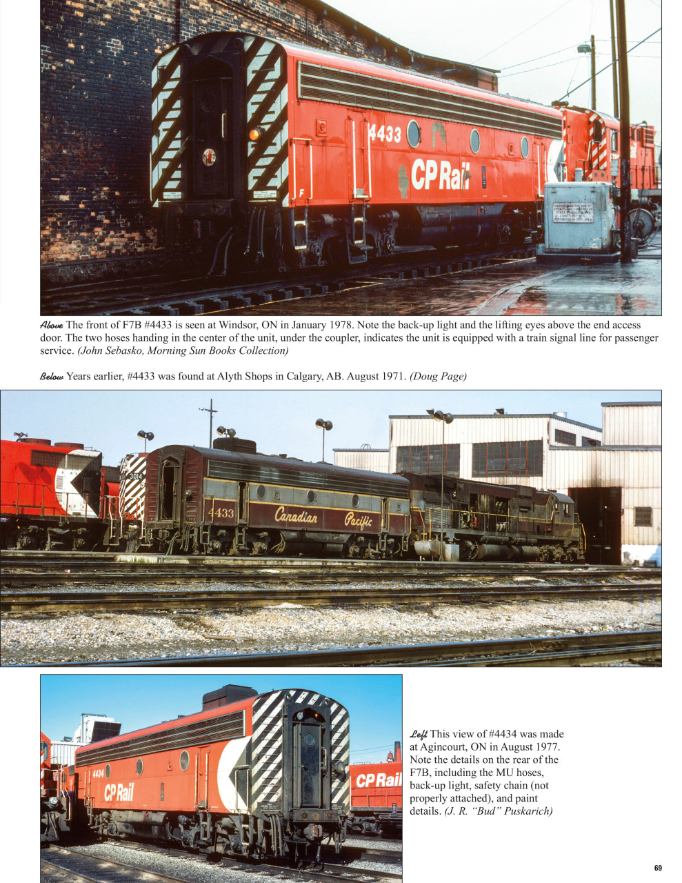 Morning Sun Books 1754 Canadian Pacific Power In Color Volume 3 ...