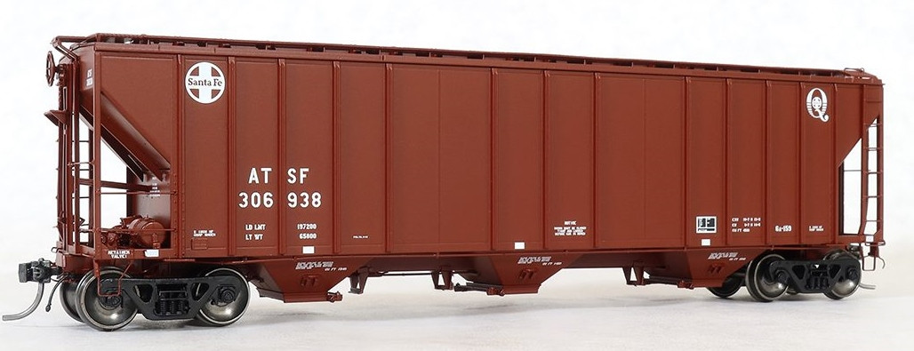 Tangent Scale Models HO 28010-03 GATC 4500 Covered Hopper ATSF ‘Quality ...