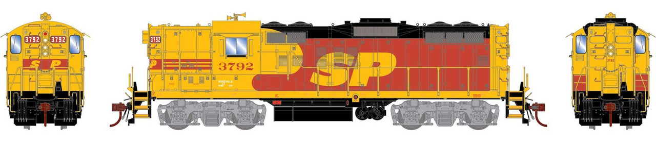 Athearn Genesis HO ATHG82360 DCC/Tsunami 2 Equipped GP9E Locomotive SP ...