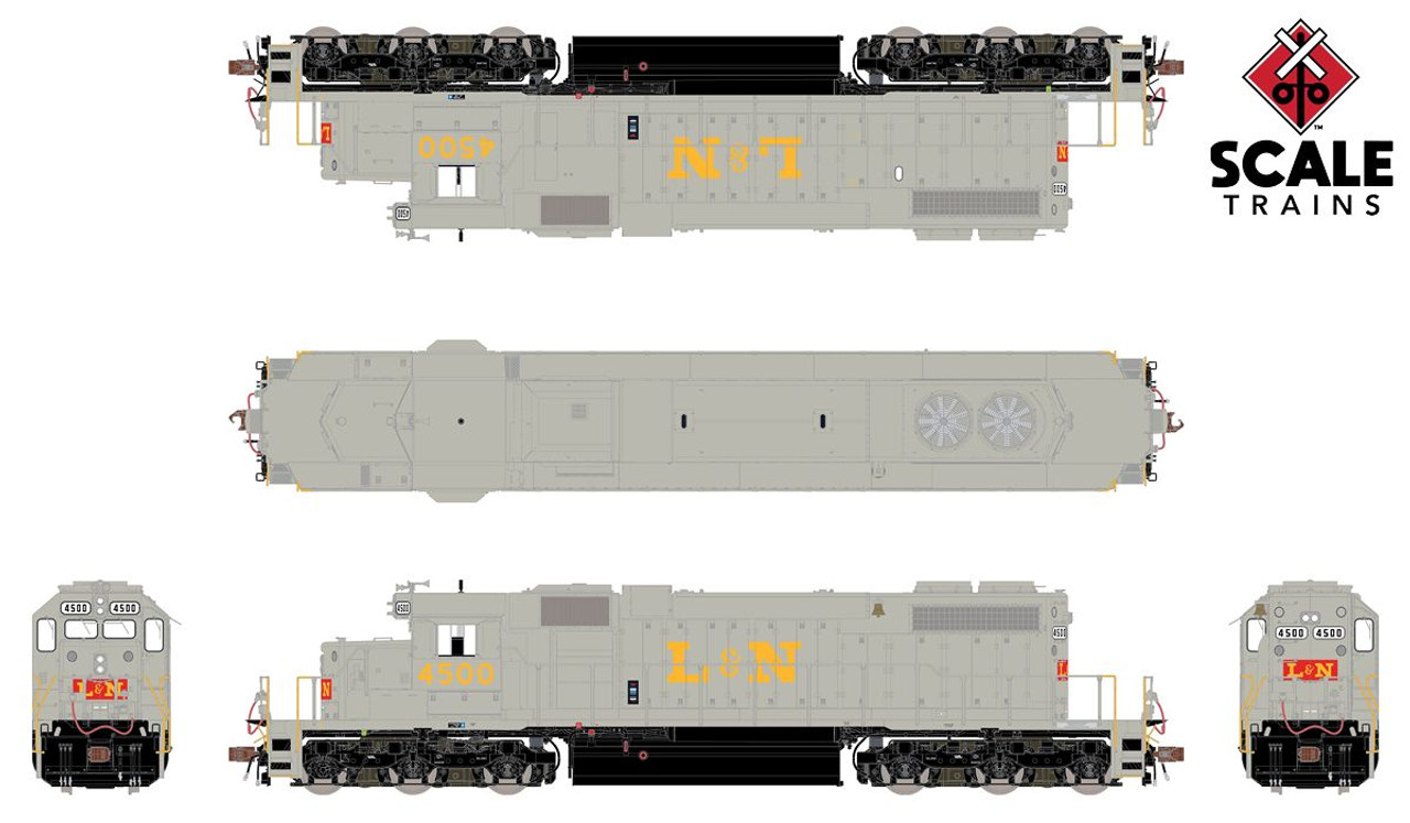 ScaleTrains Rivet Counter HO SXT33131 DCC/ESU Loksound 5 Equipped EMD SD38-2 Louisville ...