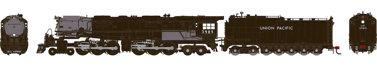 Athearn N ATH25541 DCC Ready ALCo 4-6-6-4 Challenger Locomotive Union Pacific UP #3985 'Modern'