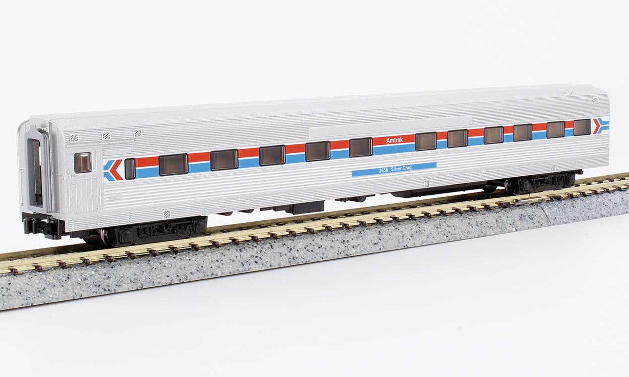 Kato N 106 1971 Amtrak Rainbow Era Mixed Schemes 8 Car Passenger Set