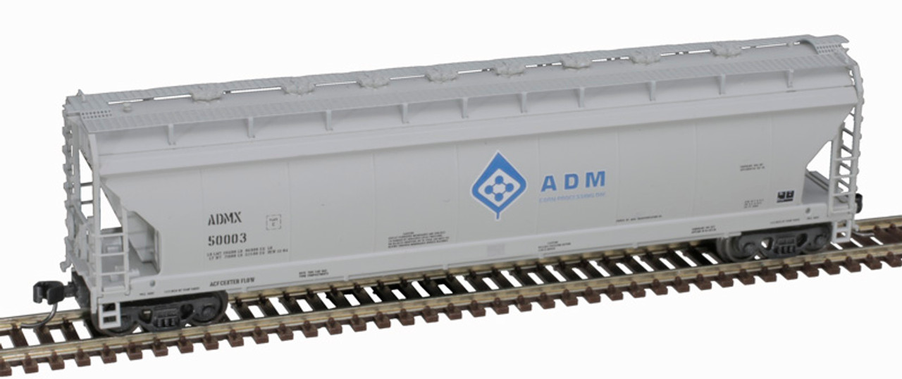 Atlas Master N 50006067 ACF Pressureaide Centerflow Covered Hopper ADM 'Molecule Scheme' ADMX #50003