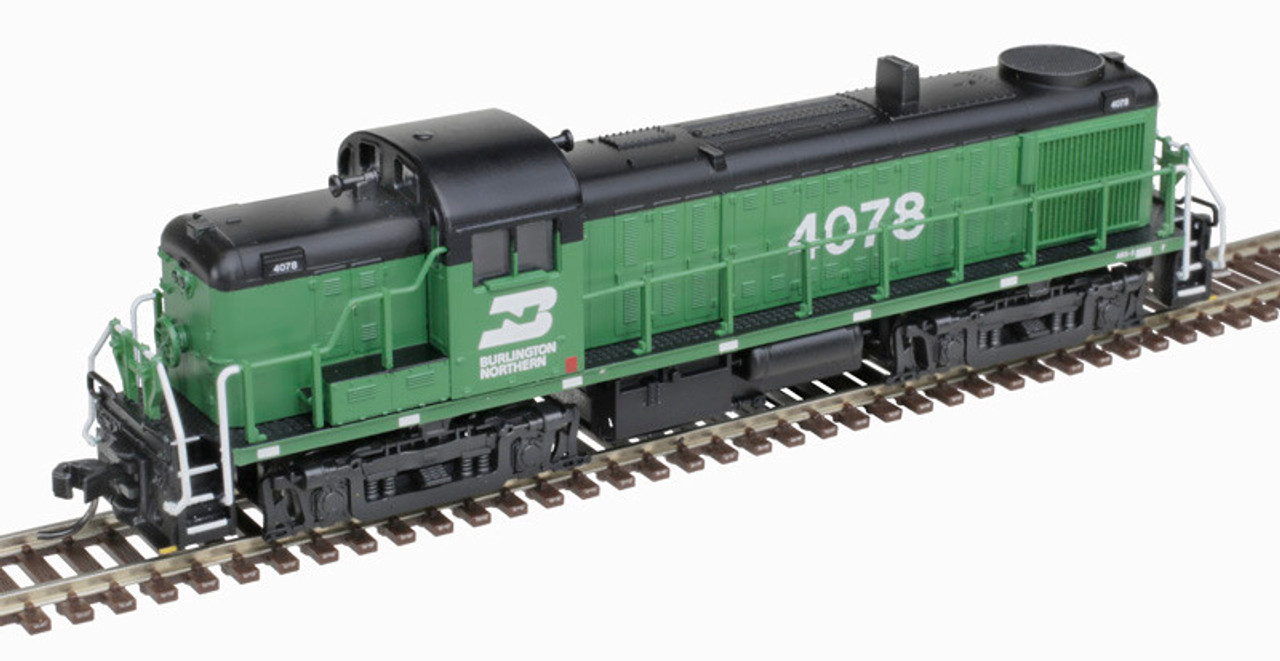 Atlas Classic Silver Series N 40005486 DCC Ready Alco RS3 Locomotive Burlington Northern BN #4078