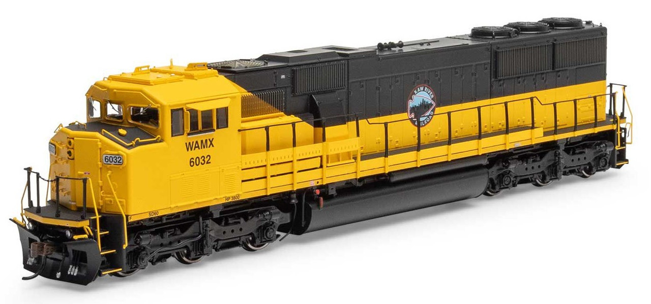 Athearn Genesis HO ATHG75644 DCC/Tsunami 2 Sound Equipped EMD SD60M 'Tri-Clops' Locomotive WAMX ...