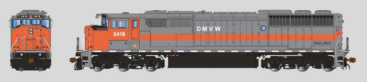 Aurora Miniatures HO AUR110509 DCC/ESU LokSound 5 Equipped GMDD SD50F Diesel Locomotive Dakota ...
