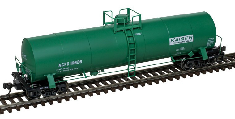 Atlas Master HO 20007557 ACF 17,360-Gallon Tank Car Kaiser Chemicals ...