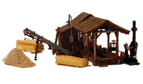 Woodland Scenics HO BR5044 Built Up Buzz's Sawmill