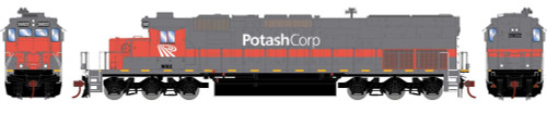Athearn HO ATH73056 DCC Ready EMD SD40T-2 Locomotive Potash Corp WRIX #35022