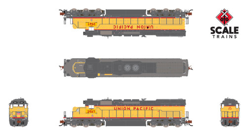 ScaleTrains Rivet Counter N SXT39618 DCC Ready EMD SD40T-2 Union Pacific w/88" Nose UP #4589