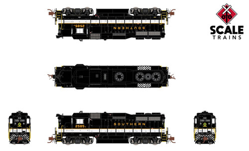 ScaleTrains Rivet Counter N SXT39985 DCC/ESU LokSound 5 Equipped EMD GP30 Locomotive Southern ...