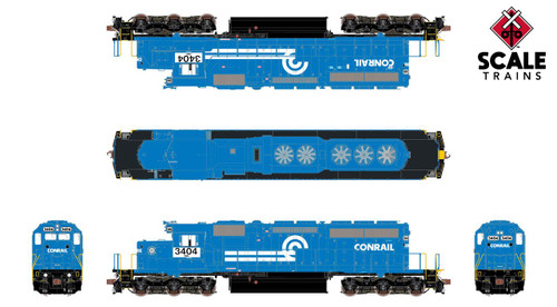 ScaleTrains Rivet Counter HO SXT40791 DCC/ESU Loksound 5 Equipped EMD SD40-2 Norfolk Southern ...