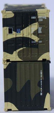 Jacksonville Terminal Company N 205399 20' Standard Height Corrugated ...