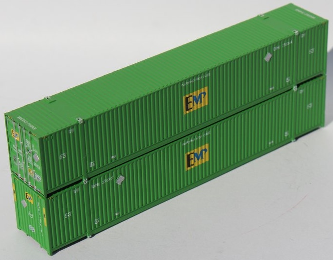 Jacksonville Terminal Company N 537026 53' High Cube Corrugated Side ...